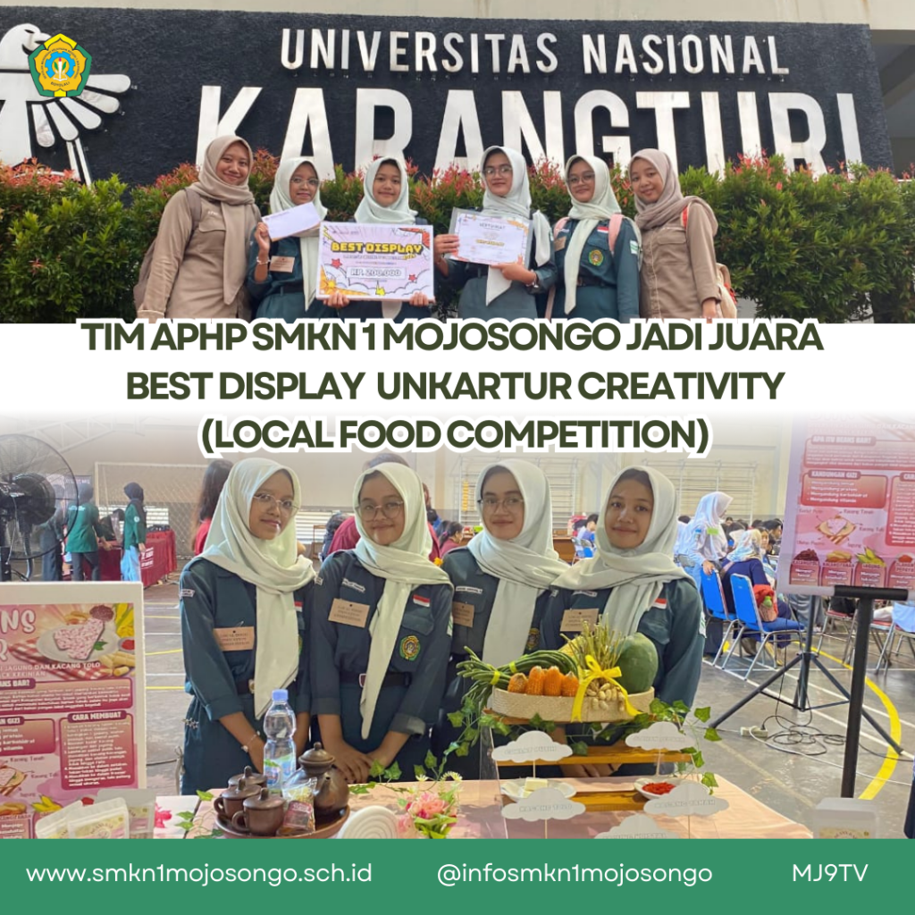 TIM APHP SMKN 1 Mojosongo Jadi Juara Best Display UNKARTUR CREATIVITY ...